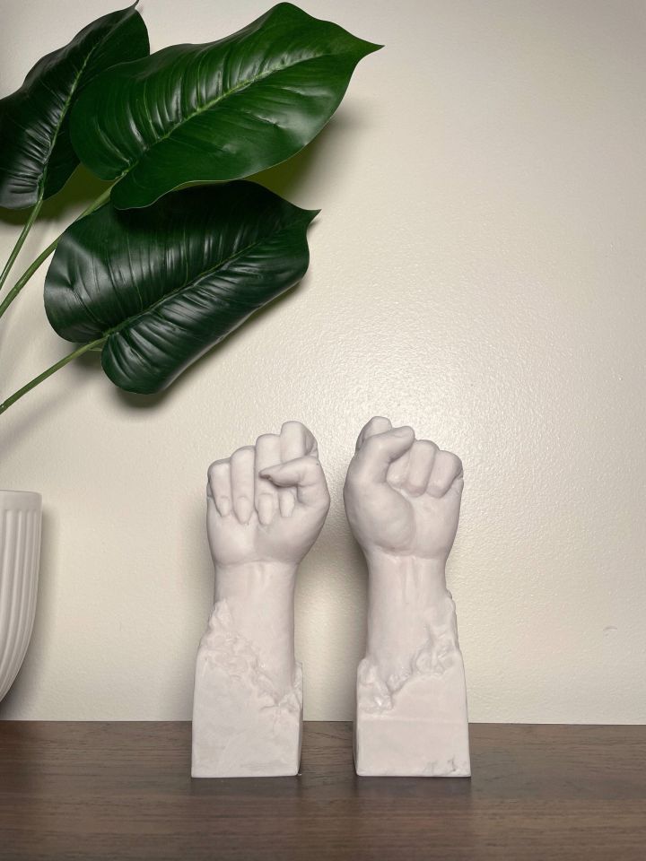 Solidarity Fist Statue - statues.com
