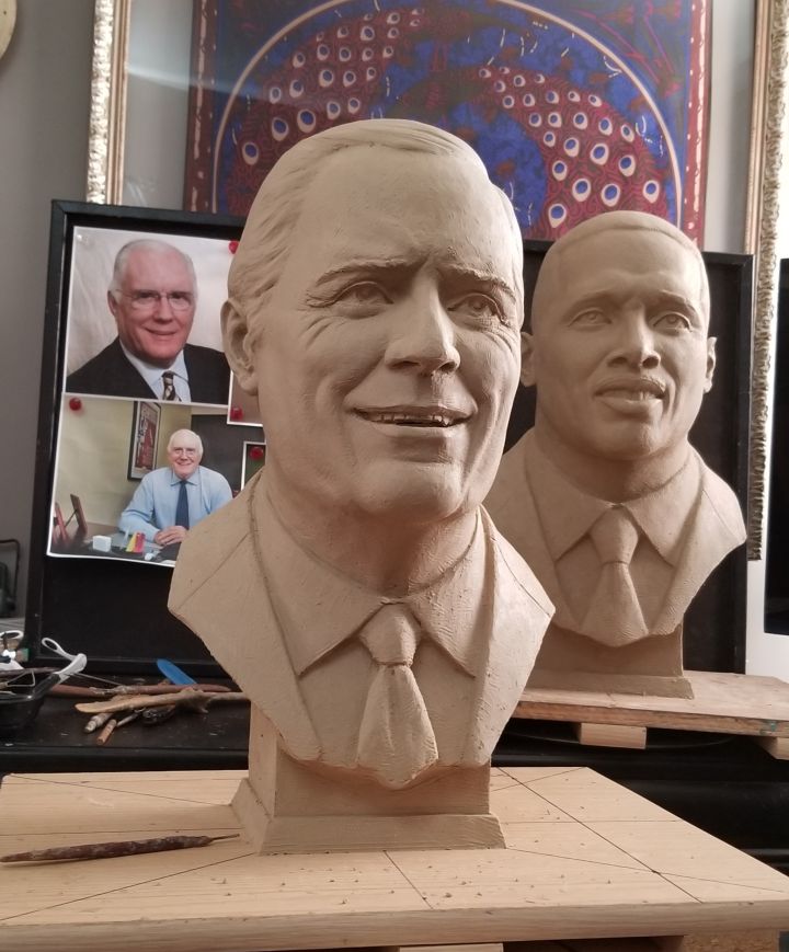 Stan Morrison Portrait | Statues.com